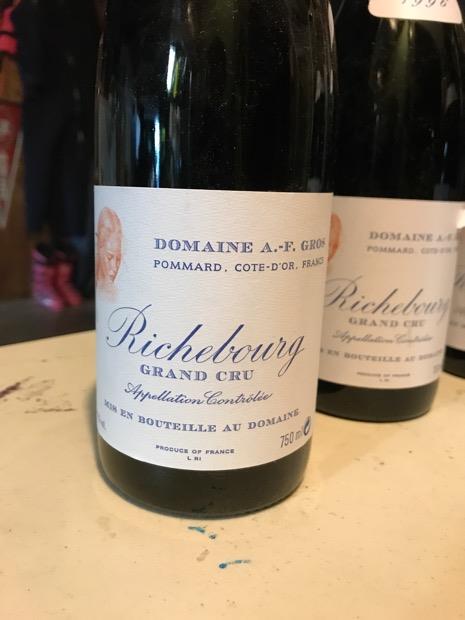 1996 Domaine A.-F. Gros Richebourg, France, Burgundy, Côte de Nuits ...