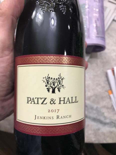 2017 Patz & Hall Pinot Noir Jenkins Ranch, USA, California, Sonoma ...