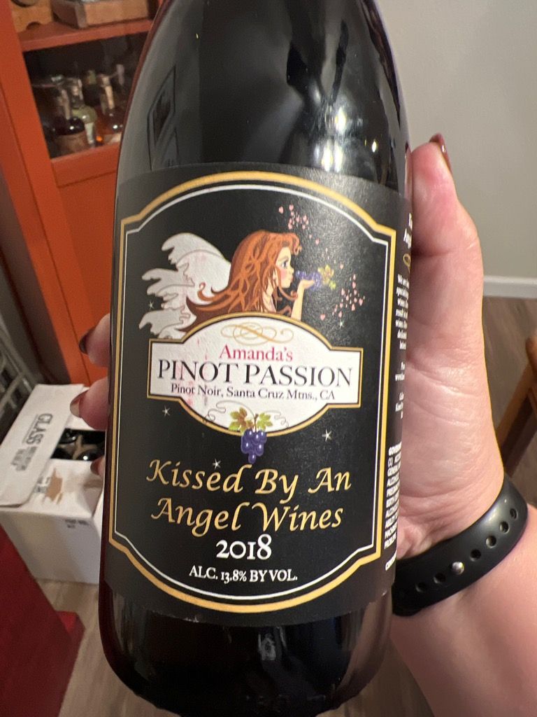 2018 Kissed by an Angel Wines Pinot Noir Amanda’s Pinot Passion, USA ...