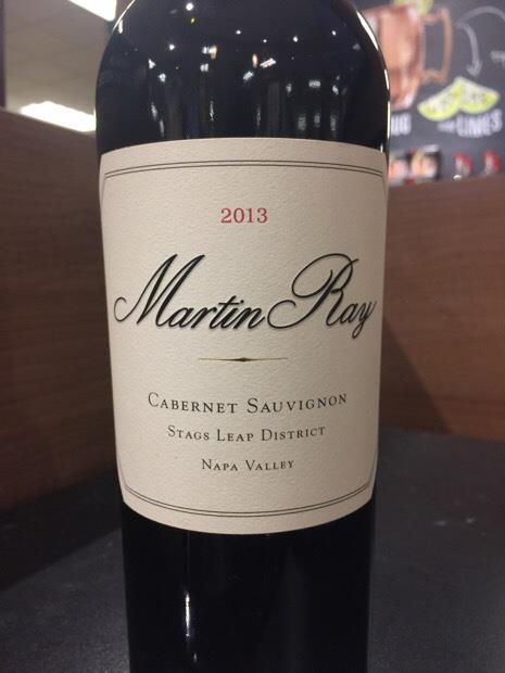 2013 Martin Ray Cabernet Sauvignon Reserve Stags Leap District, USA ...
