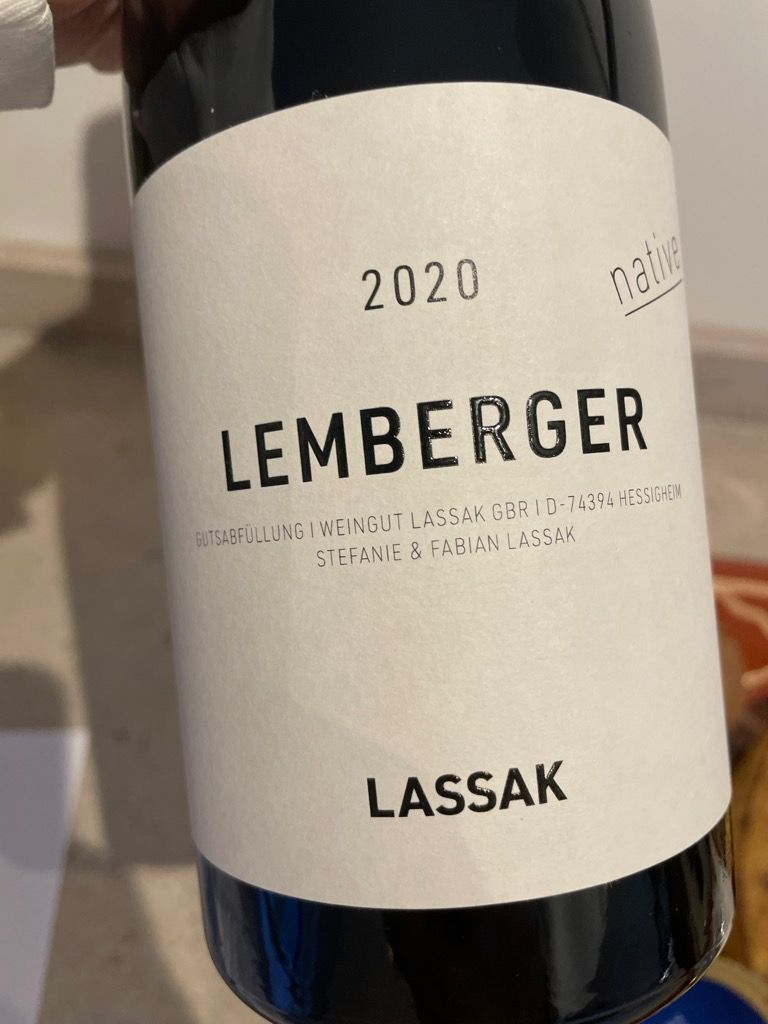 2021 Weingut Lassak Lemberger Native, Germany, Württemberg - CellarTracker