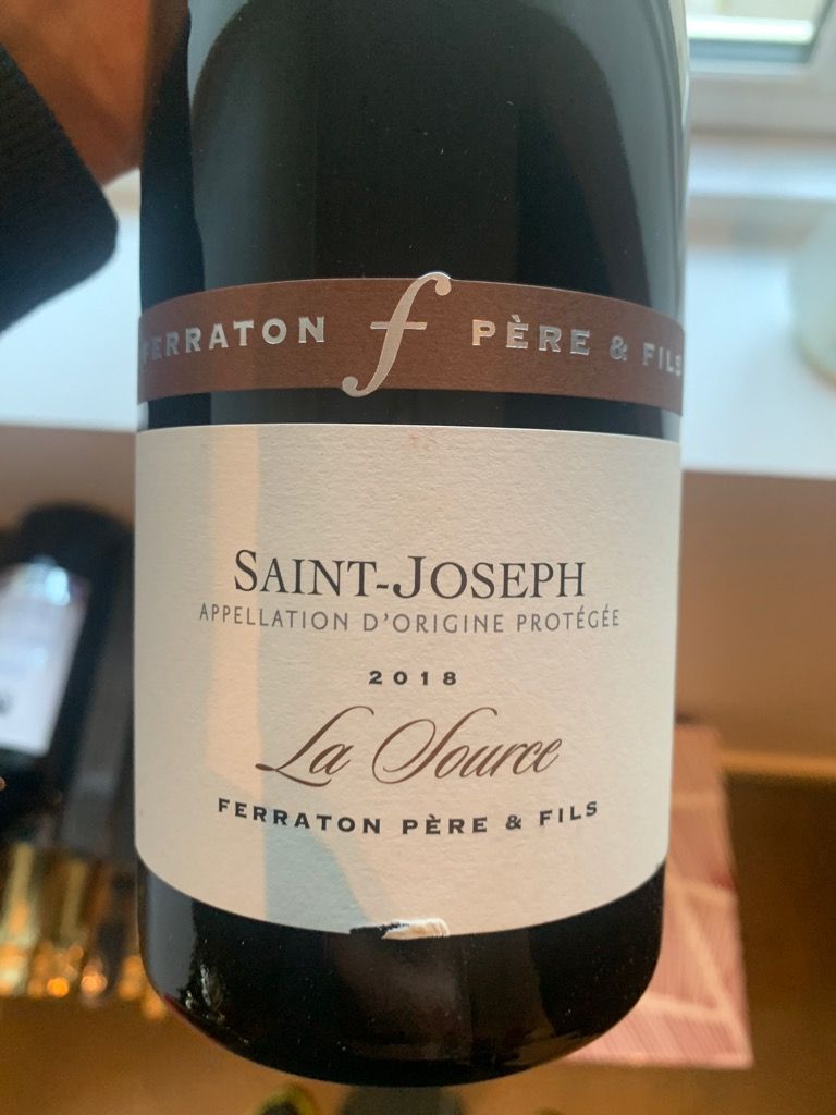 2020 Ferraton Père & Fils St. Joseph La Source, France, Rhône, Northern ...