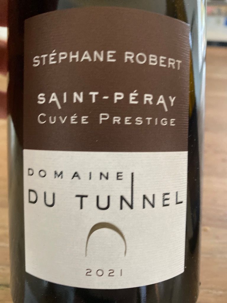 2022 Domaine du Tunnel (Stéphane Robert) St. Péray Cuvée Prestige ...