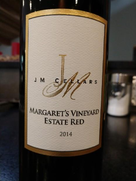 2014 JM Cellars Estate Red Margaret's Vineyard, USA, Washington ...