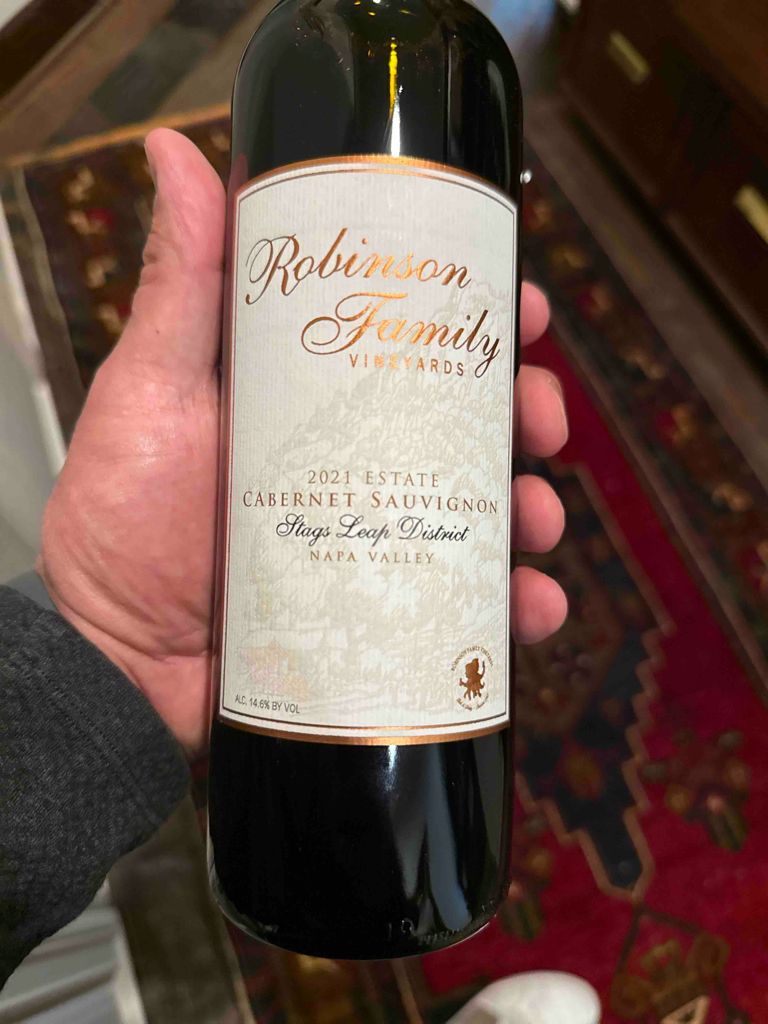 2021 Robinson Family Vineyards Cabernet Sauvignon, USA, California ...