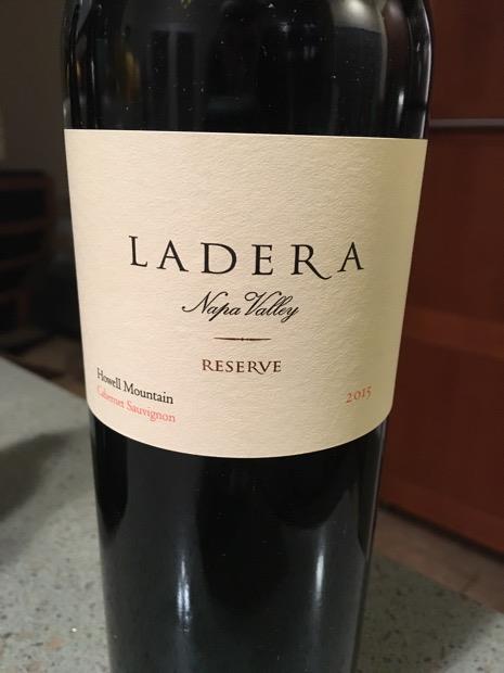 2015 Ladera Cabernet Sauvignon Reserve, USA, California, Napa Valley ...