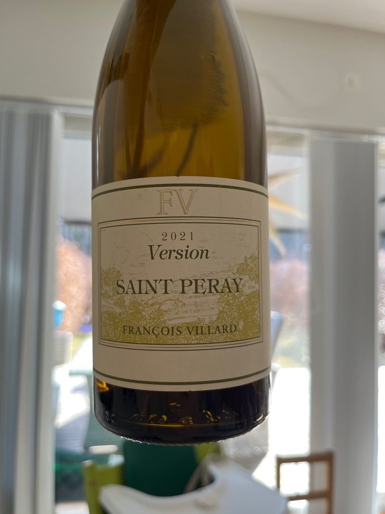 2021 François Villard St. Péray Version, France, Rhône, Northern Rhône ...