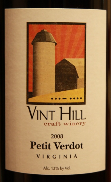 2008 Vint Hill Craft Winery Petit Verdot Vanessa, USA, Virginia ...