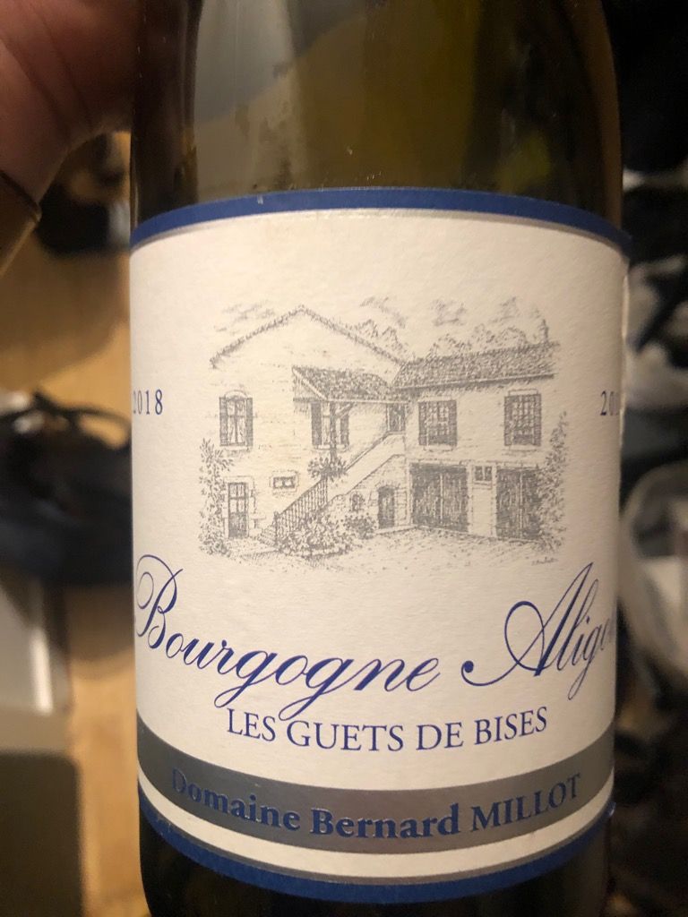 2020 Domaine Bernard Millot Bourgogne-Aligoté, France, Burgundy ...