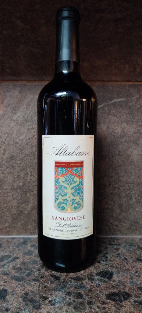 2019 Studio Beverage Group Sangiovese Rubicone Altabasso, Italy, Emilia ...