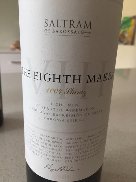 2004 Saltram Shiraz The Eighth Maker, Australia, South Australia ...