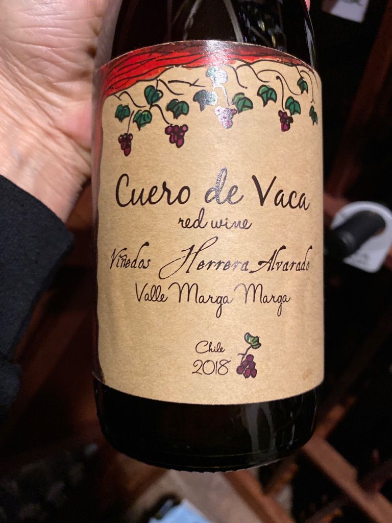 2020 Herrera-Alvarado Pinot Noir Cuero de Vaca, Chile, Central Valley ...
