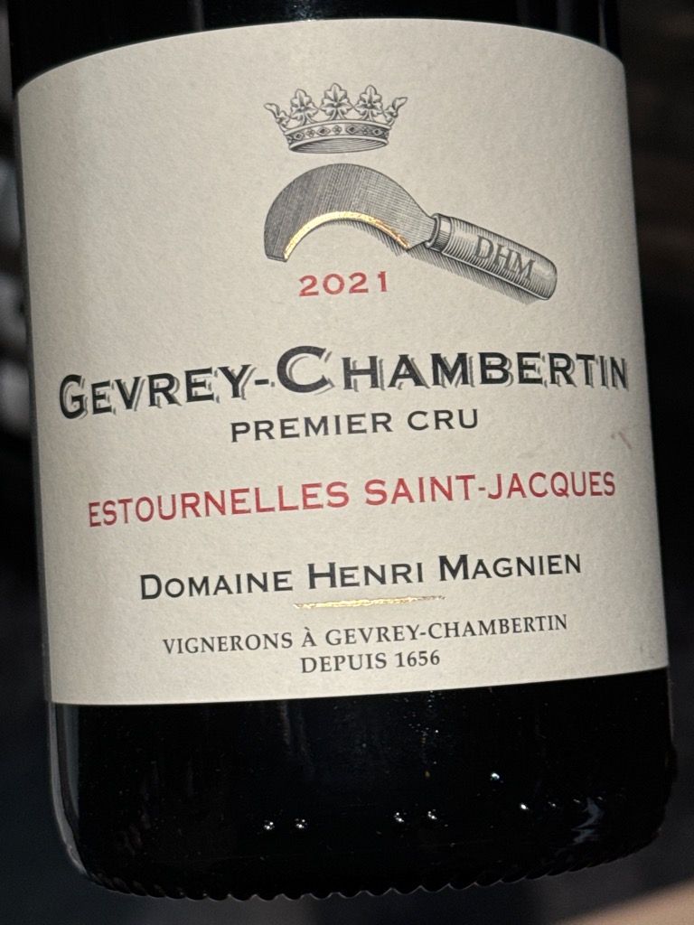 2023 Henri Magnien Gevrey-Chambertin 1er Cru Estournelles-St.-Jacques ...