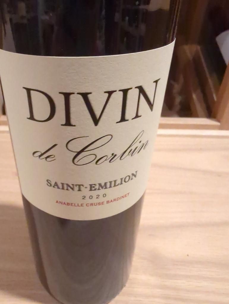 2021 Château Corbin Divin, France, Bordeaux, Libournais, St. Émilion ...
