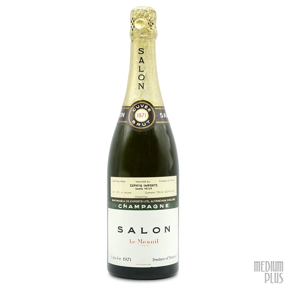 1971 Salon Champagne Blanc de Blancs Brut, France, Champagne ...