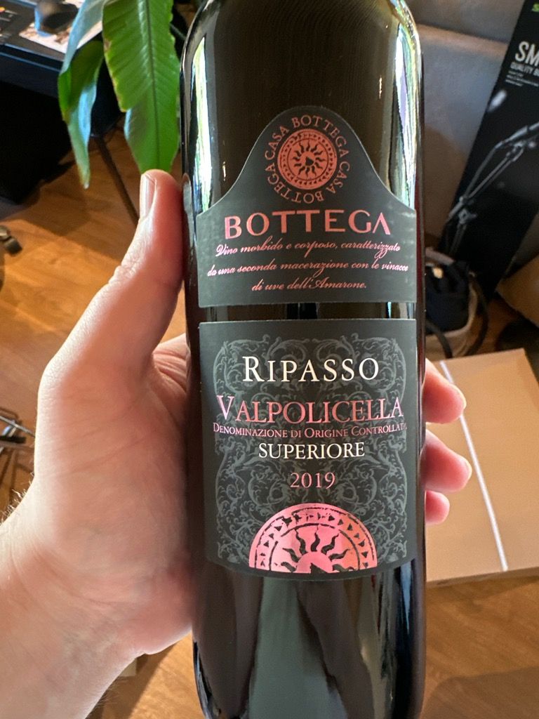 2019 Bottega Ripasso della Valpolicella Superiore, Italy, Veneto, Valpolicella, Ripasso della ...
