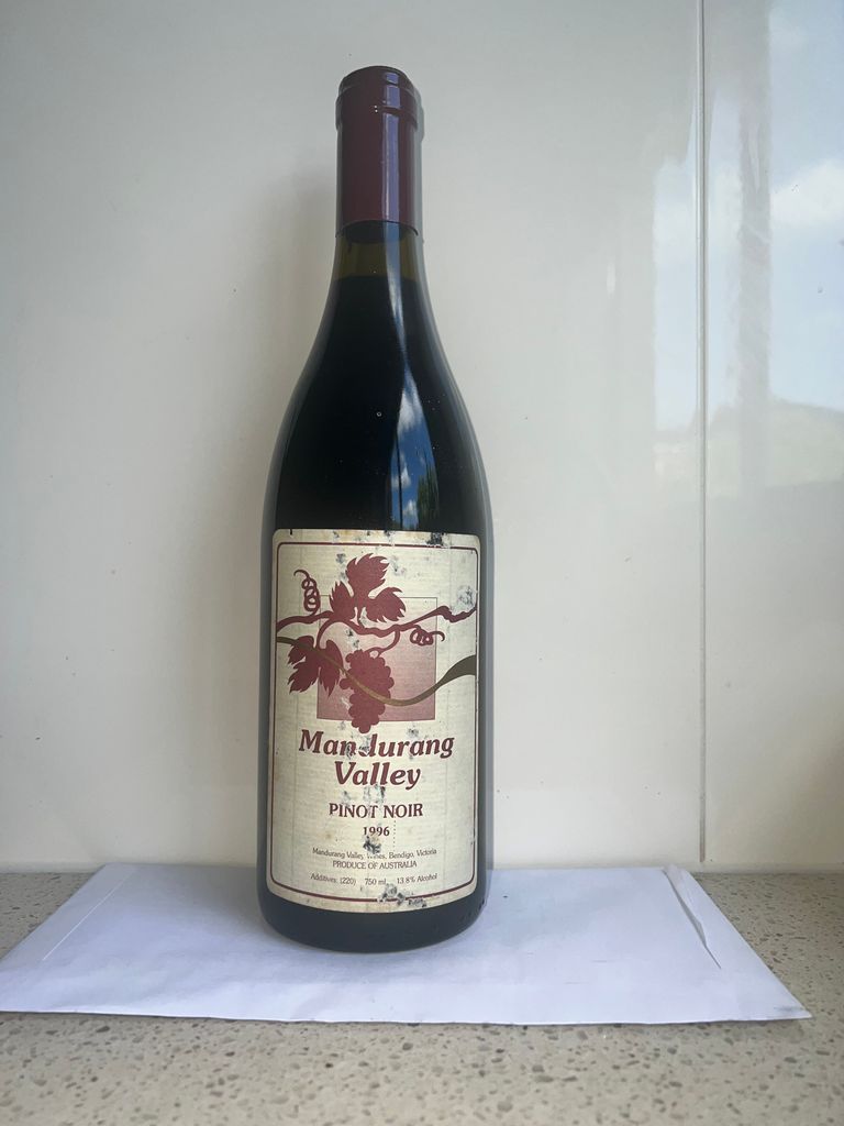 2001 Mandurang Valley Wines Pinot Noir, Australia, Victoria, Central ...