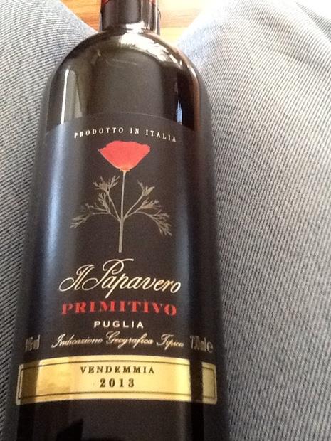 2013 Il Papavero Primitivo Puglia IGT, Italy, Puglia, Puglia IGT ...