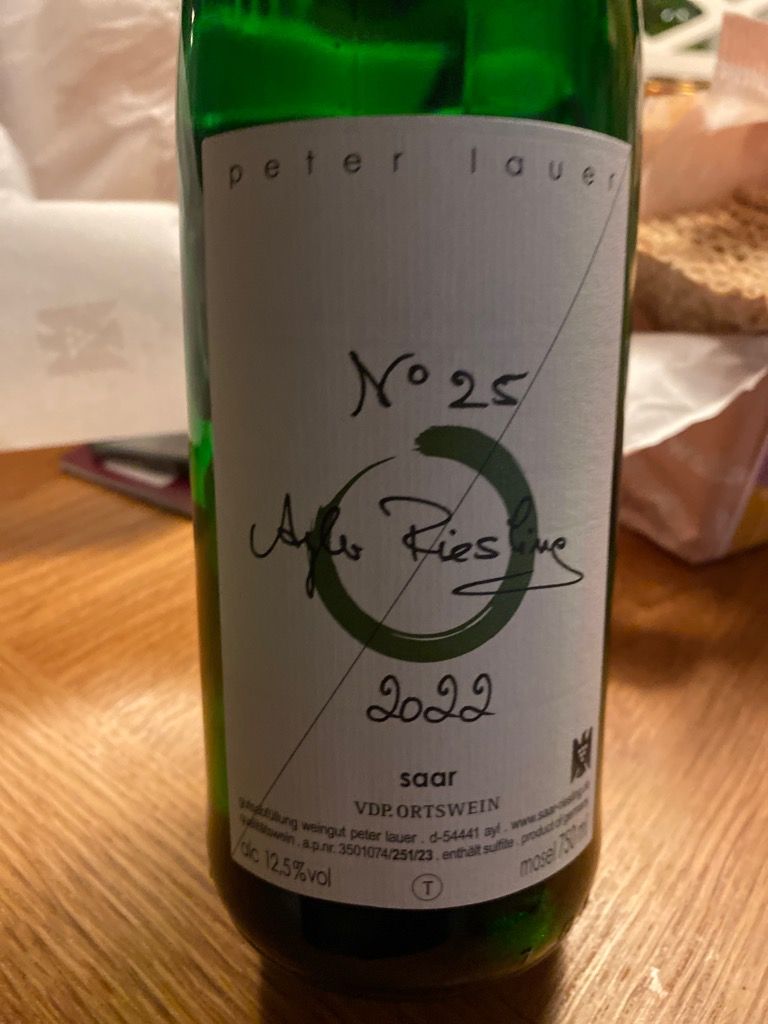 2022 Peter Lauer Ayler Riesling N°25, Germany, Mosel Saar Ruwer ...