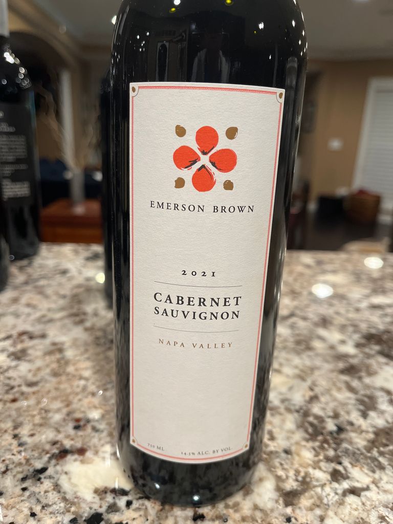 2021 Emerson Brown Cabernet Sauvignon Napa Valley, USA, California ...