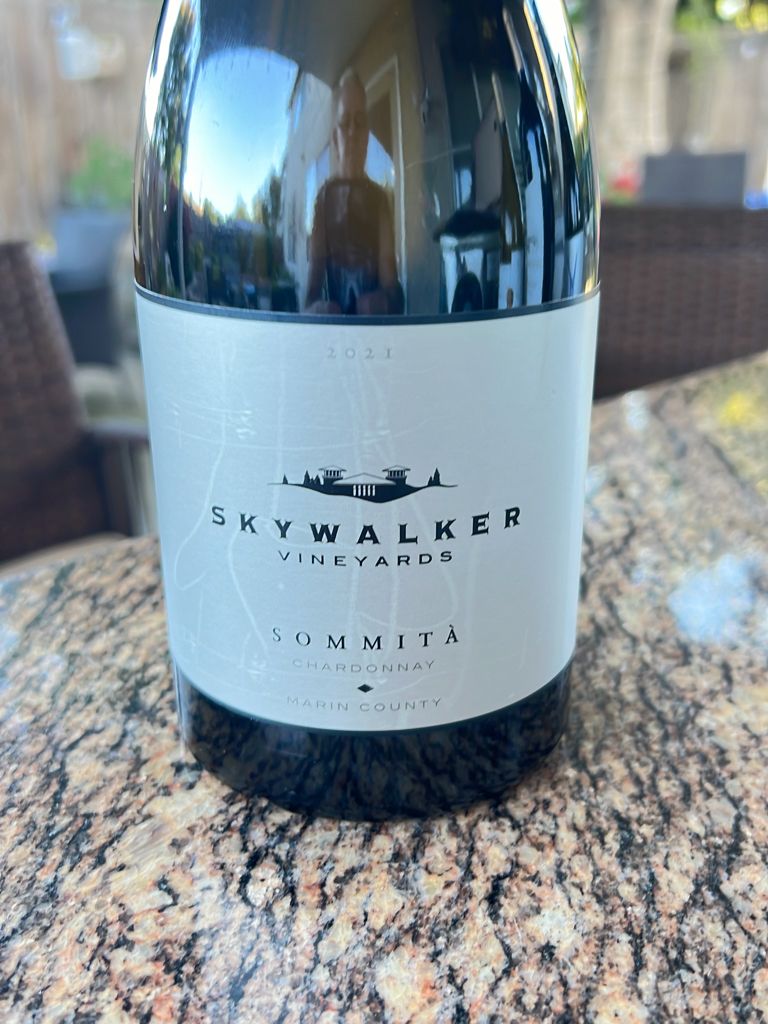 2021 Skywalker Vineyards Chardonnay Sommita, USA, California, San Francisco Bay, Marin County ...