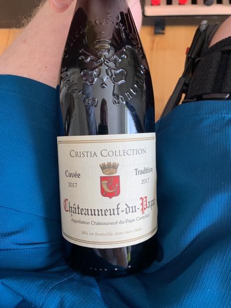 2017 Domaine de Cristia Châteauneuf-du-Pape Cristia Collection Cuvée ...