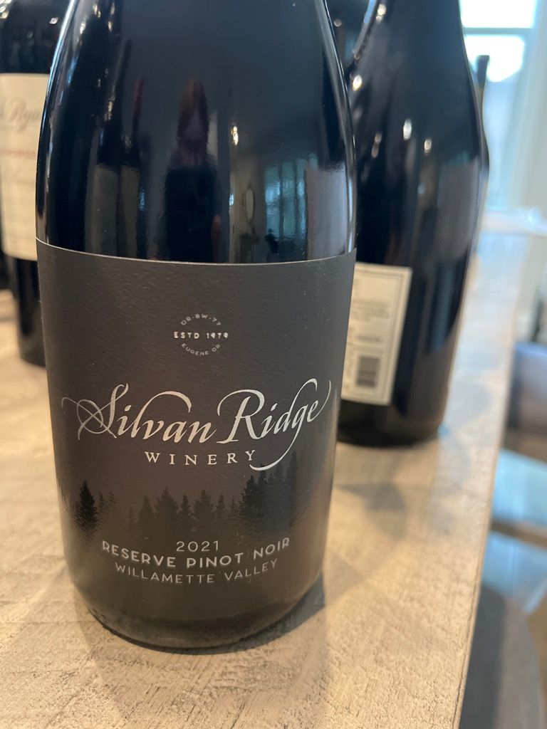 2021 Silvan Ridge Pinot Noir Reserve, USA, Oregon, Willamette Valley ...