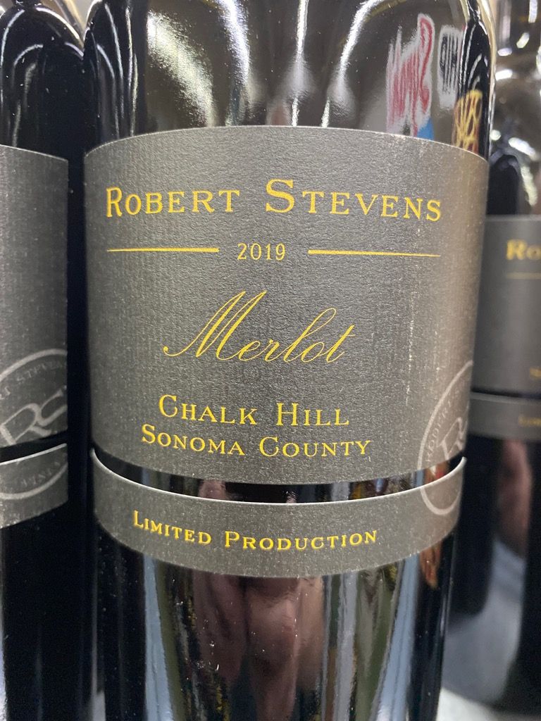 2019 Robert Stevens Merlot Limited Production, USA, California, Sonoma ...