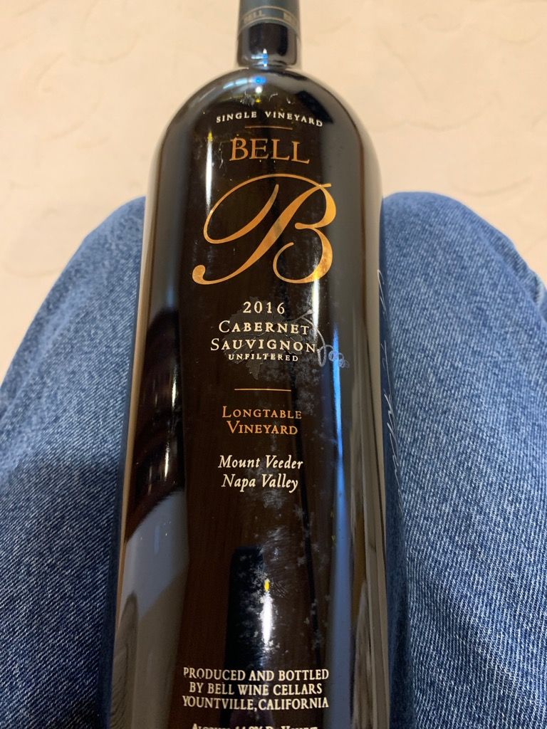 2017 Bell Wine Cellars Cabernet Sauvignon Long Table Vineyard Mt ...