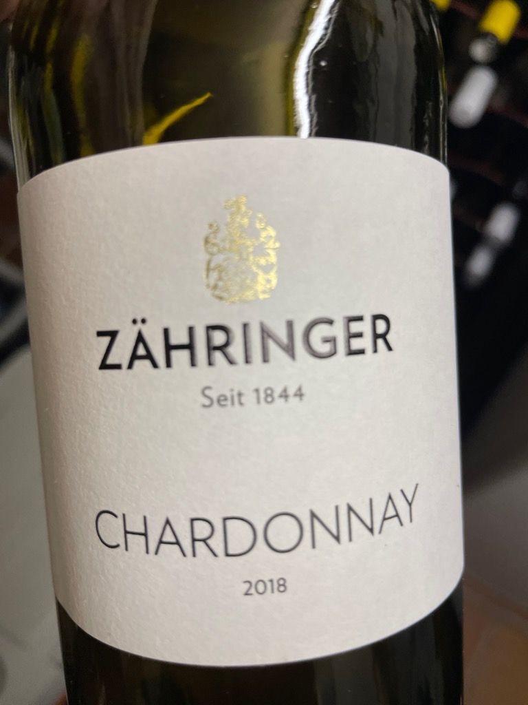 2019 Wilhelm Zähringer Chardonnay Edition SZ, Germany, Baden ...