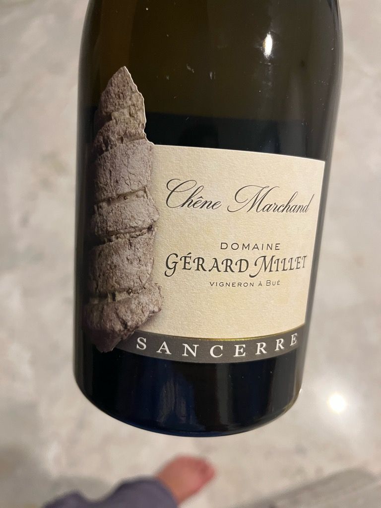 2015 Domaine Gérard Millet Sancerre Chêne Marchand, France, Loire ...