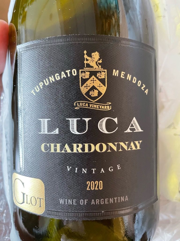 2021 Luca Chardonnay G-Lot, Argentina, Mendoza, Valle de Uco ...