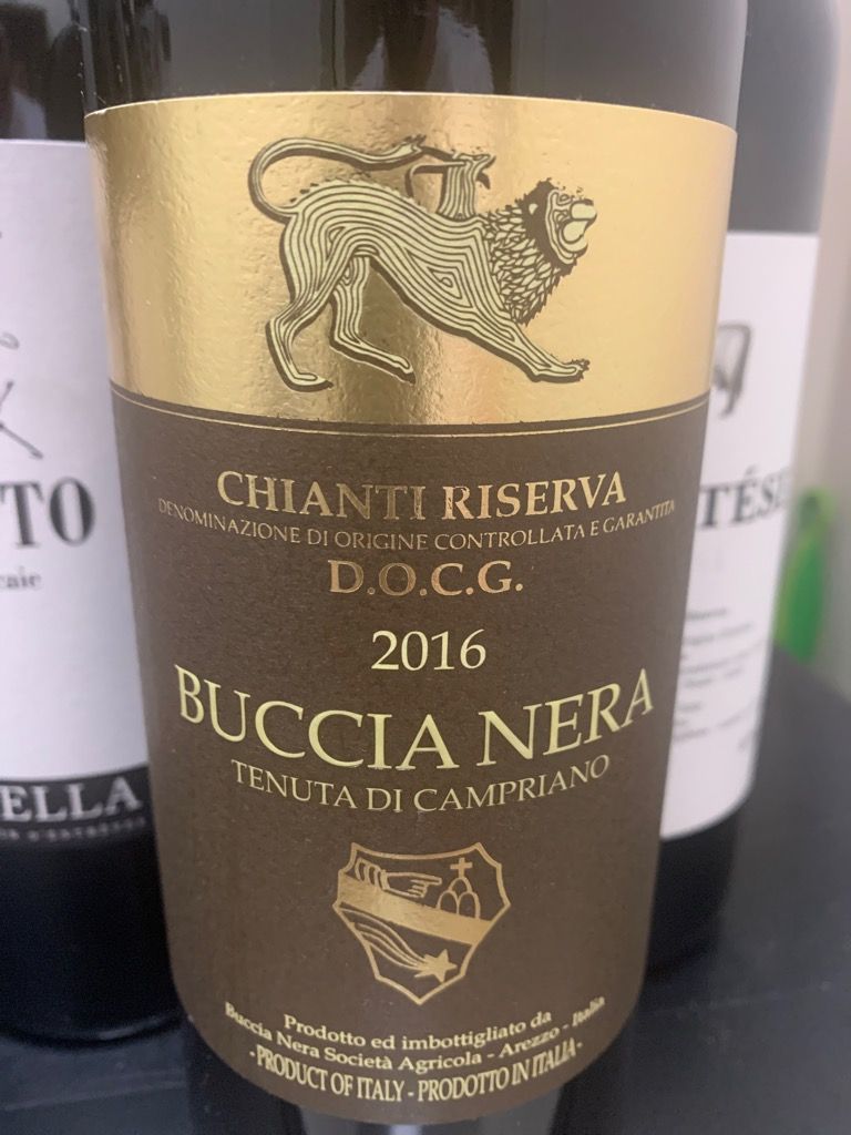 2017 Buccia Nera Chianti Riserva Tenuta di Campriano, Italy, Tuscany ...