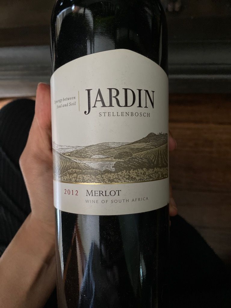 2010 Jordan Winery (Jardin) Merlot, South Africa, Coastal Region ...