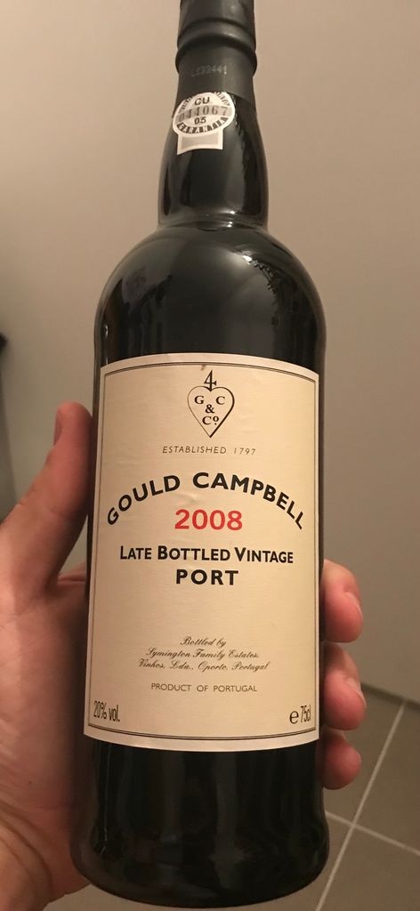 2008 Gould Campbell Porto Late Bottled Vintage, Portugal, Douro, Porto ...