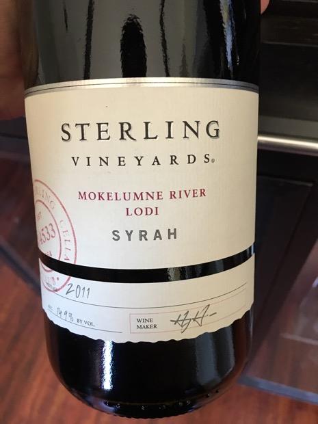 2011 Sterling Vineyards Syrah Cellar Club, USA, California, Napa Valley ...
