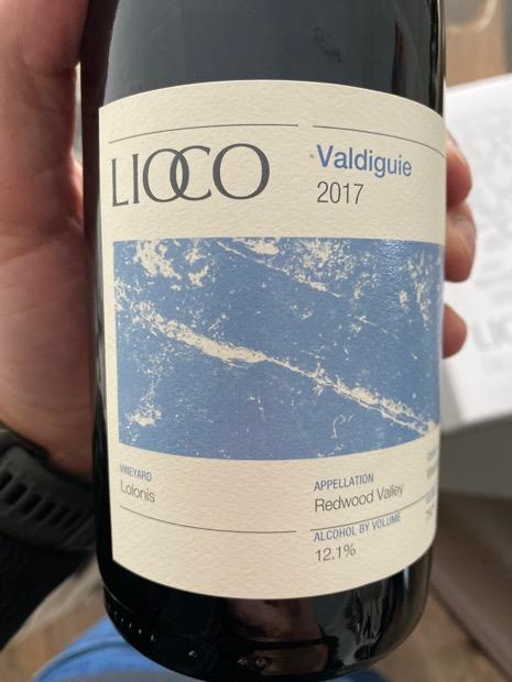 2017 Lioco Valdiguié, USA, California, North Coast, Mendocino County ...
