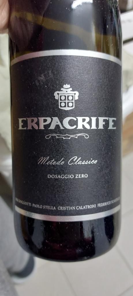 2017 Erpacrife Nebbiolo Metodo Classico Dosaggio Zero, Italy ...