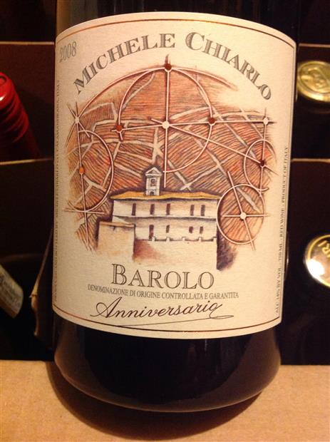 2008 Michele Chiarlo Barolo Anniversario, Italy, Piedmont, Langhe ...