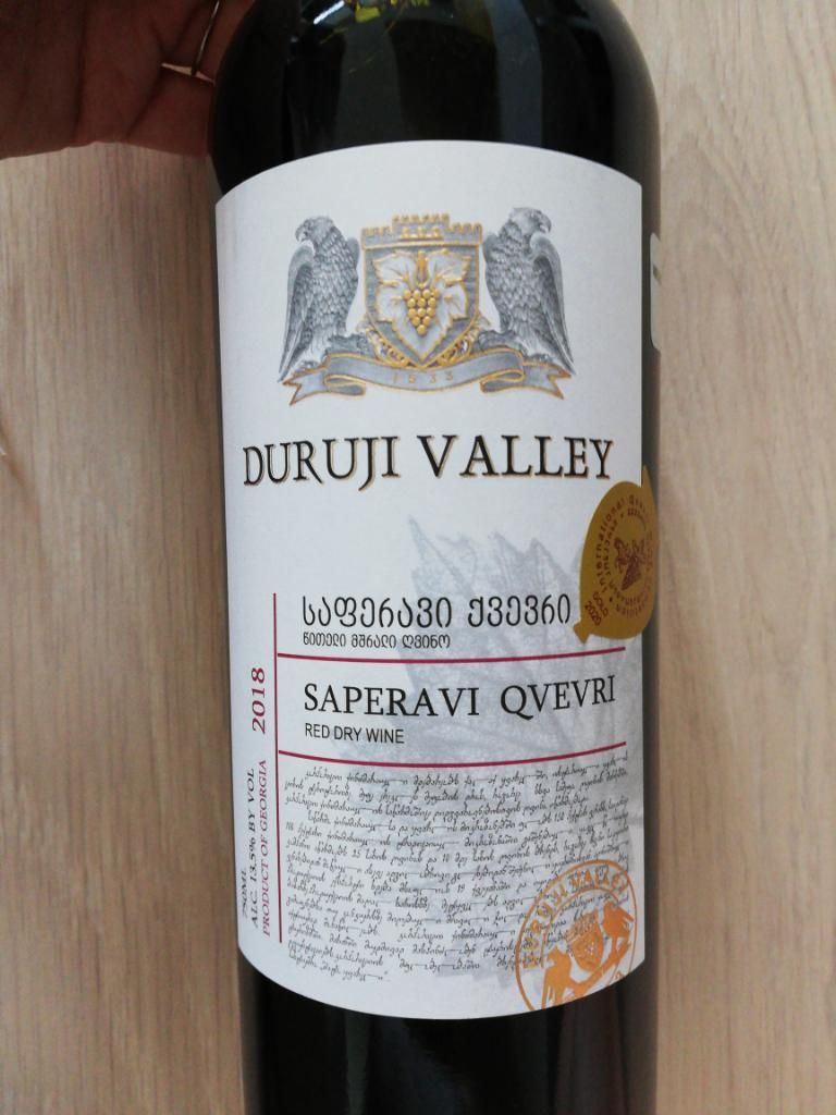 2018 Duruji Valley Saperavi Qvevri, Georgia, Kakheti - CellarTracker