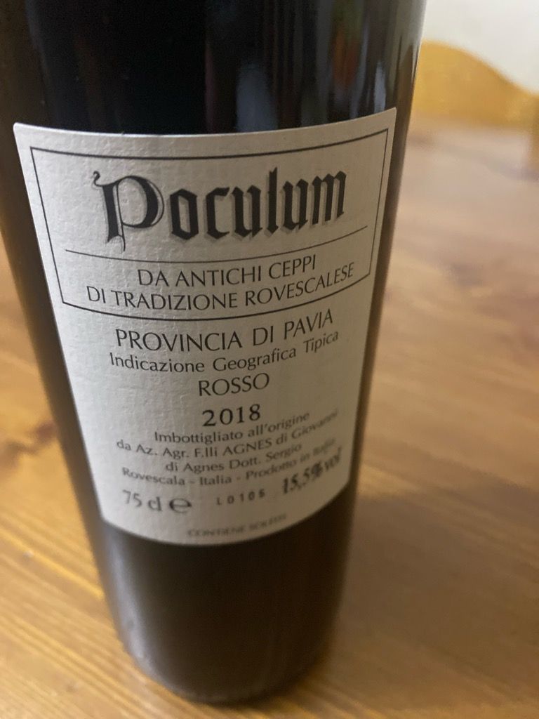 2018 Fratelli Agnes Oltrepò Pavese Poculum, Italy, Lombardia, Oltrepò ...