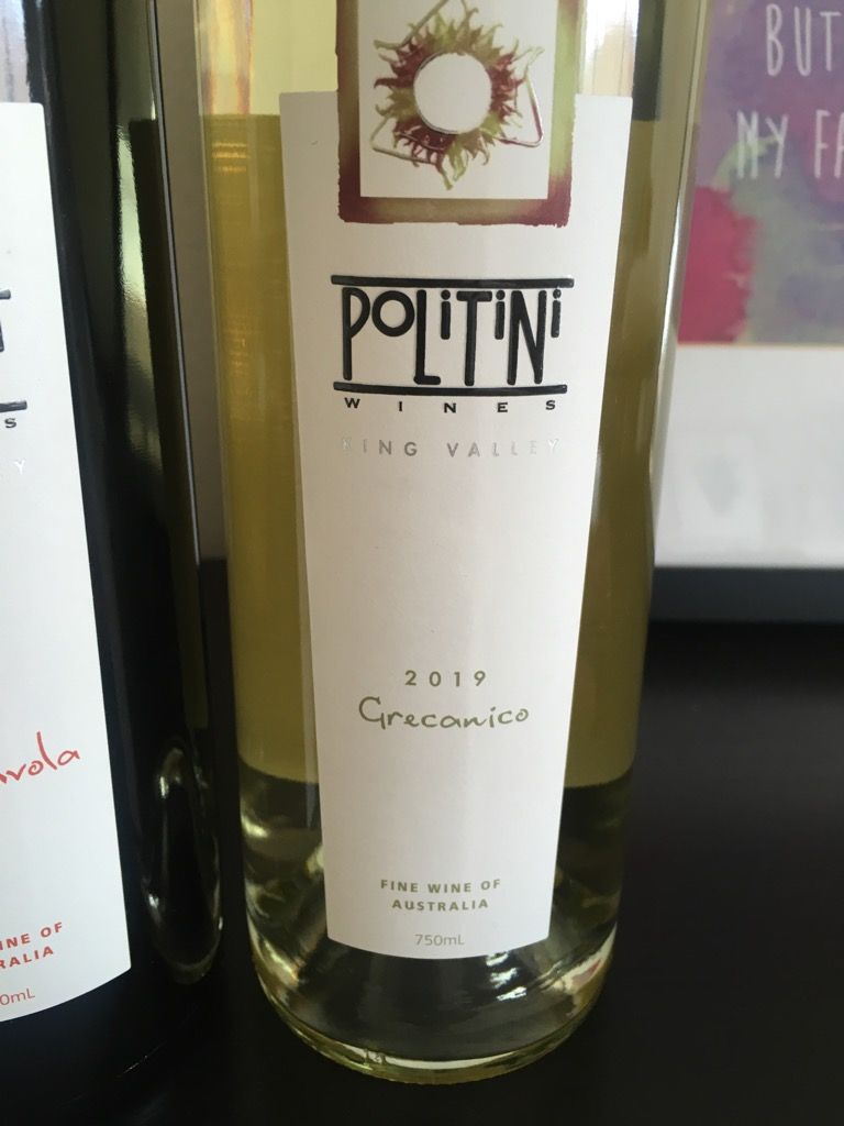 2021 Politini Wines Grecanico, Australia, Victoria, North East, King ...