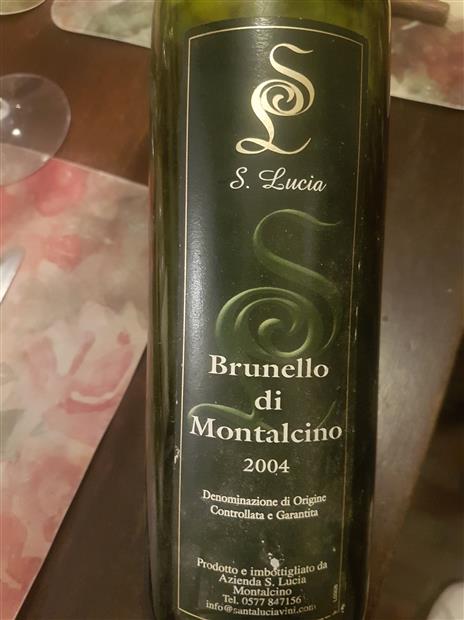 2001 St. Lucia Brunello di Montalcino, Italy, Tuscany, Montalcino ...