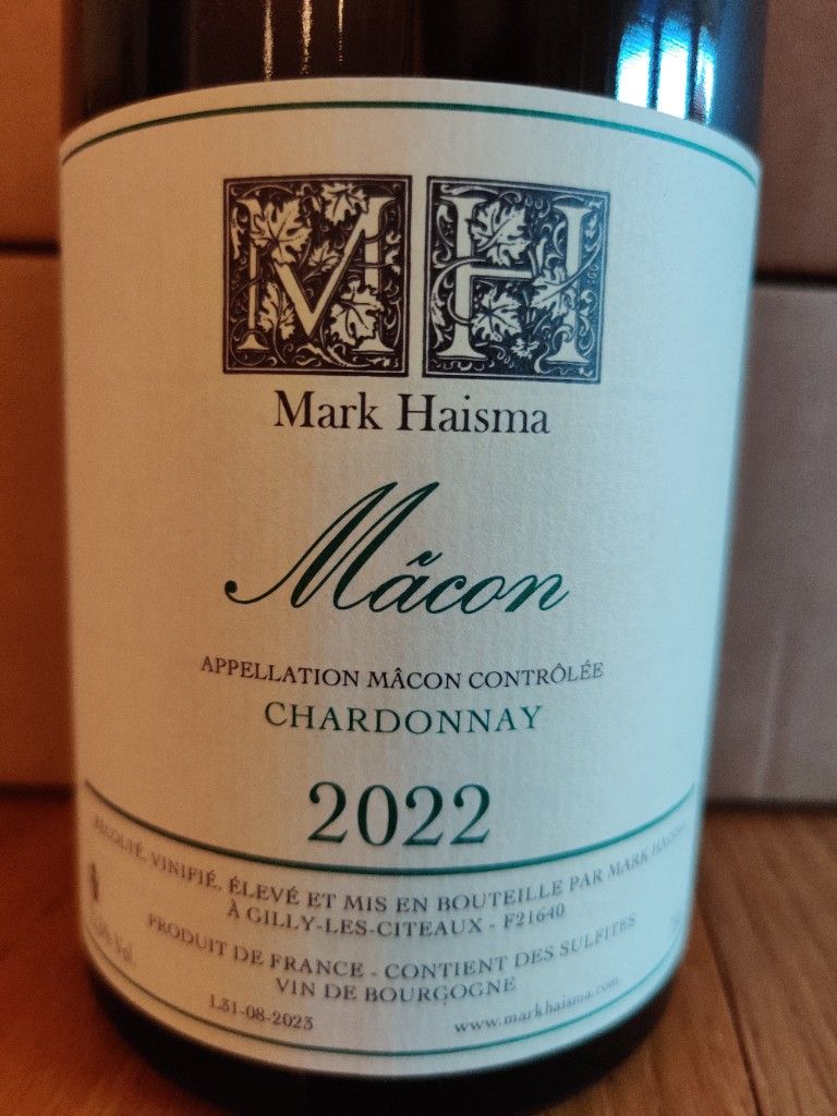 2022 Mark Haisma Mâcon, France, Burgundy, Mâconnais, Mâcon - CellarTracker