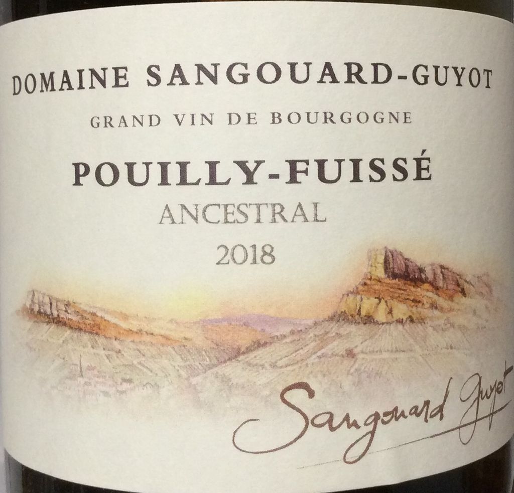 2021 Domaine Sangouard-Guyot Pouilly-Fuissé Ancestral, France, Burgundy ...