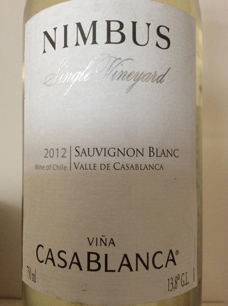 2013 Viña Casablanca Sauvignon Blanc Nimbus Estate, Chile, Casablanca ...