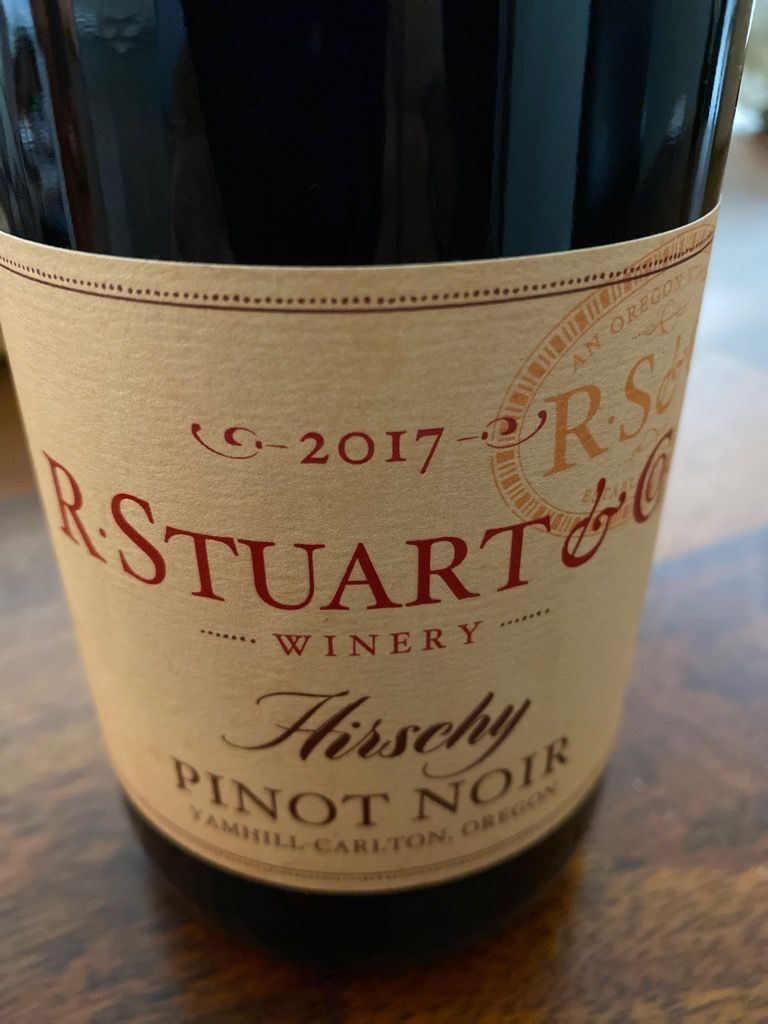 2021 R. Stuart & Co. Pinot Noir Hirschy, USA, Oregon, Willamette Valley ...