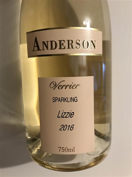 2011 Anderson Winery Muscat Verrier Sparkling Lizzie, Australia ...