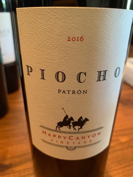 2016 Happy Canyon Vineyard Piocho Patron, USA, California, Central ...