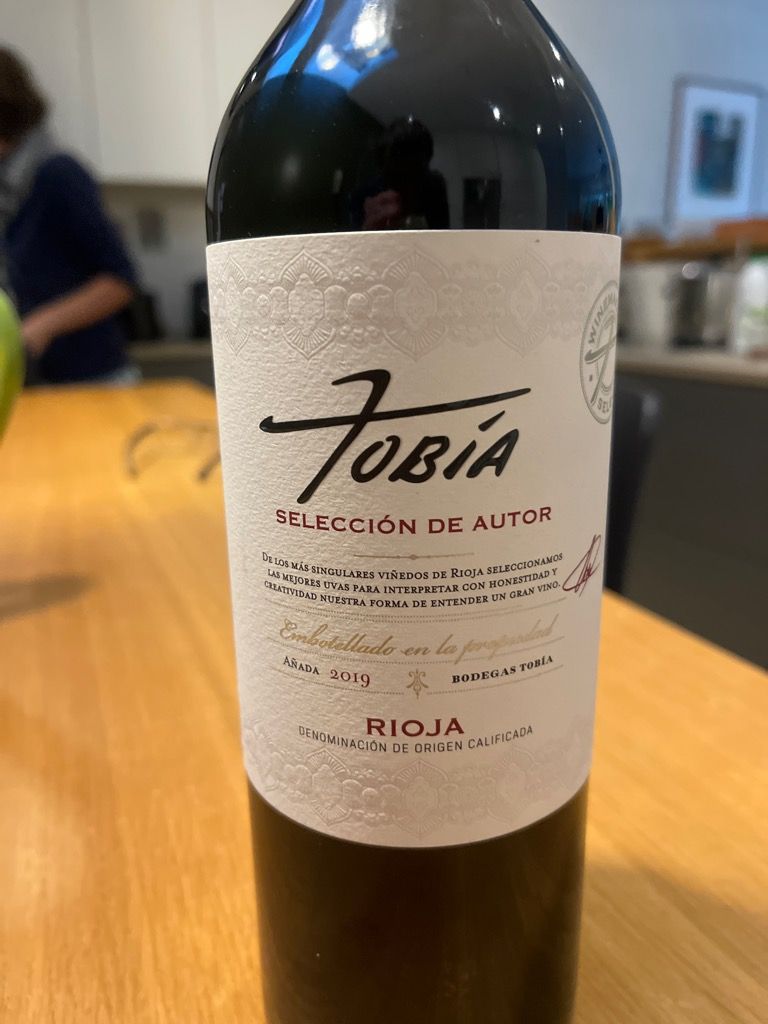 2019 Bodegas Tobia Rioja Selección de Autor, Spain, La Rioja, Rioja ...